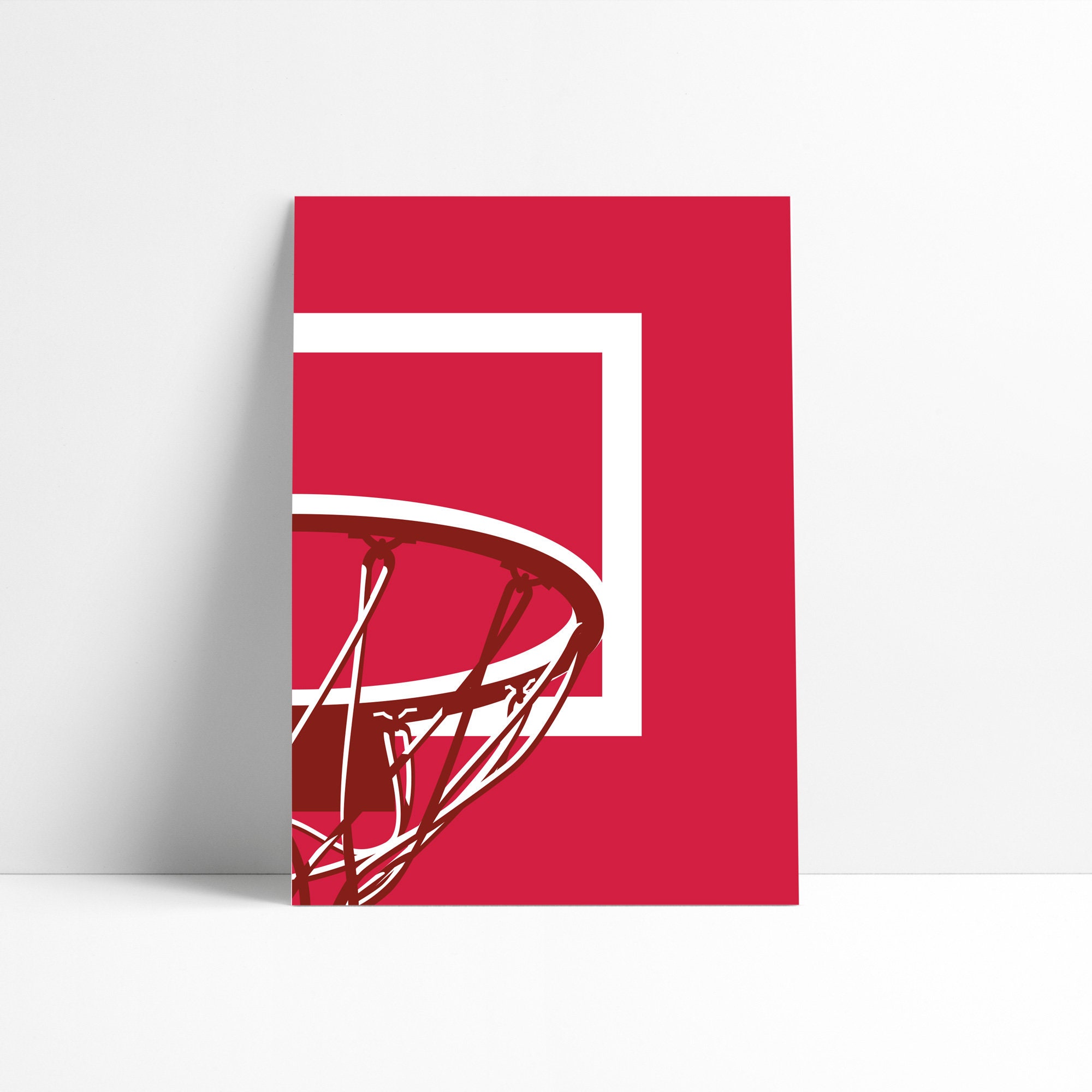 Houston Rockets NBA Basketball Backboard Printable Print Wall Art ...