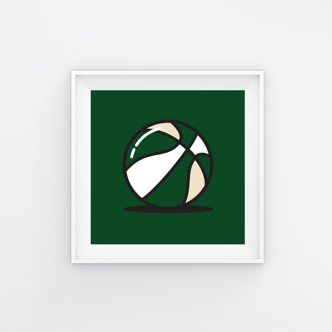 Milwaukee Bucks Basketball Pop Art Printable Downloadable Wall Art ...