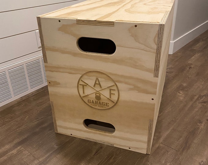 20 X 16 X 12 Box, Super Sturdy Crossfit Box, WOD Box, Plyo Box ...