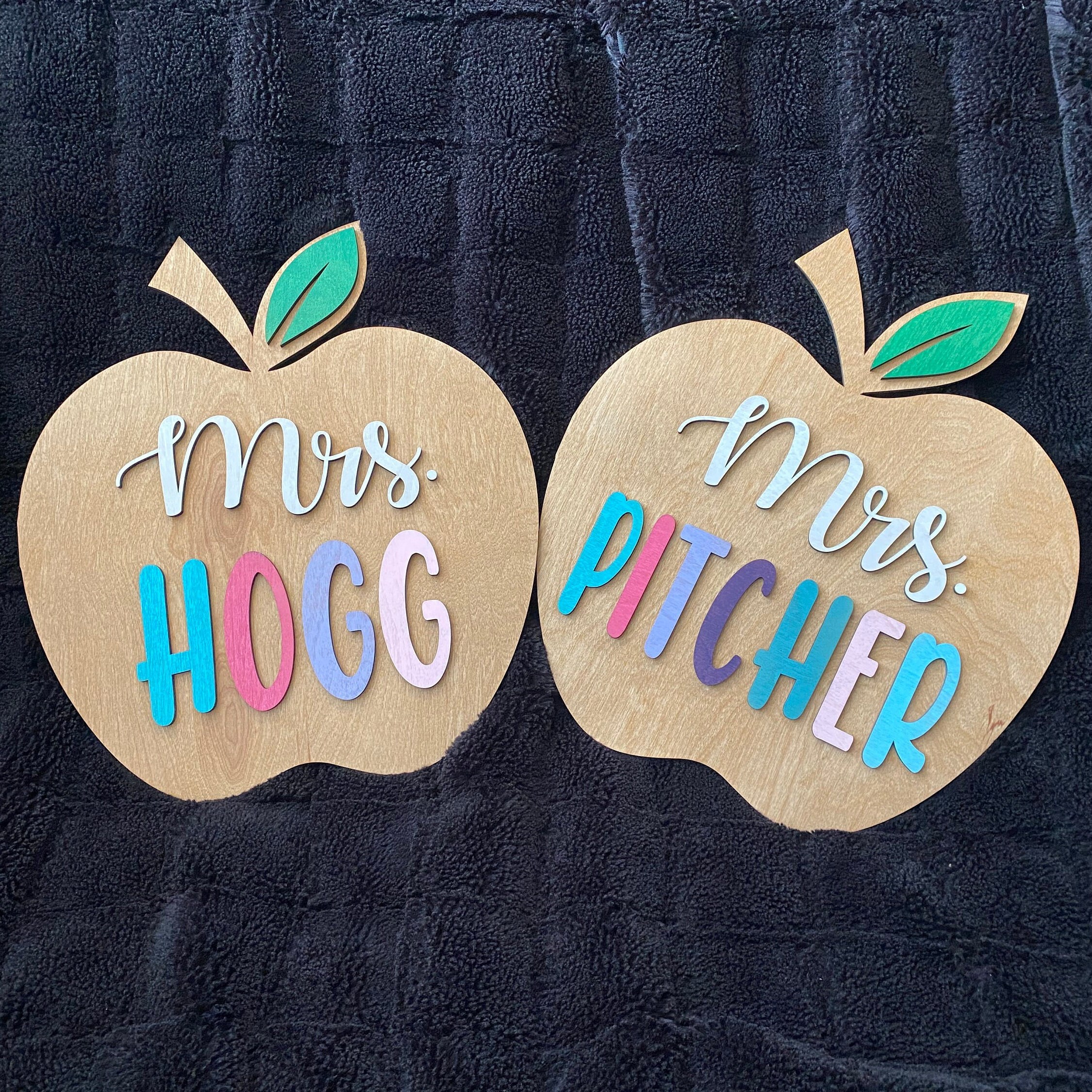 Teacher Apple Sign Digital File - Etsy