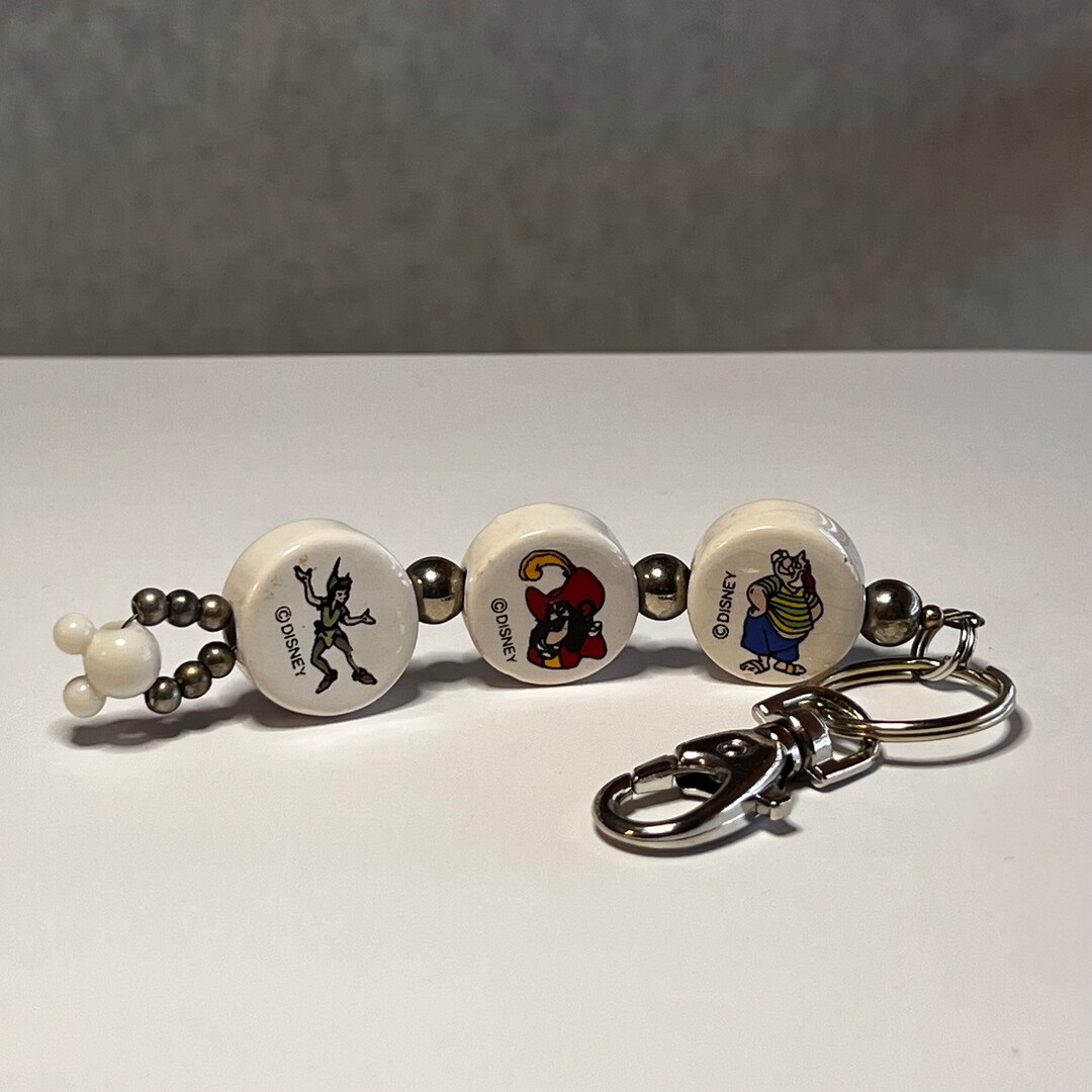 Peter Pan Keychain, Disney Keychain, Captain Hook Keychain - Etsy