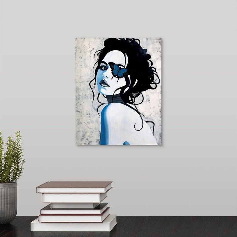 Butterfly Pirate Canvas Wall Art Print - Etsy