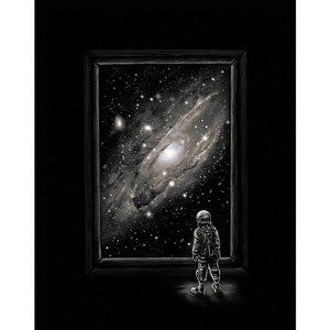 Looking Through A Masterpiece Metal Wall Art - Etsy