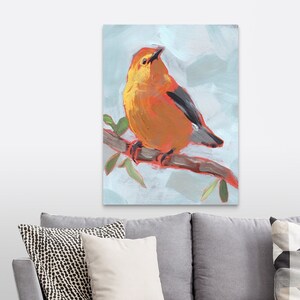 Painted Songbird III Canvas Wall Art Print - Etsy