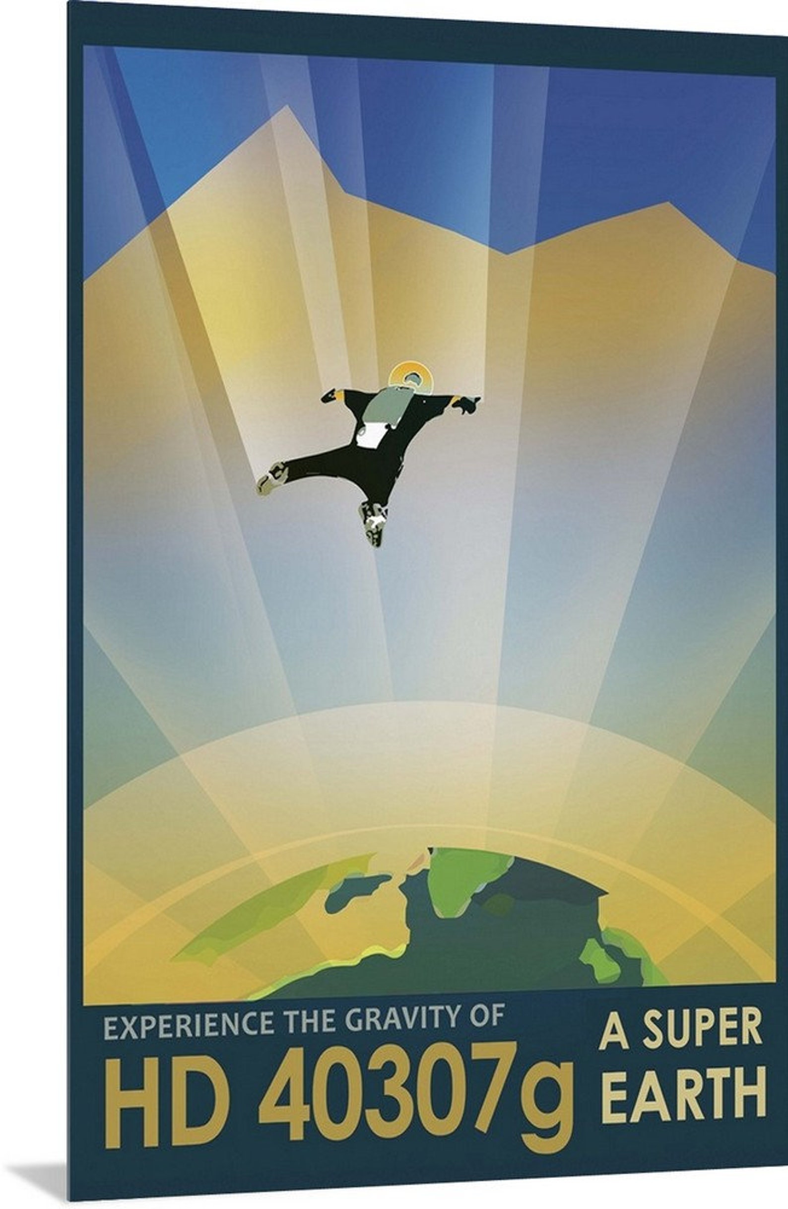 HD 40307g JPL Travel Metal Wall Art Print - Etsy