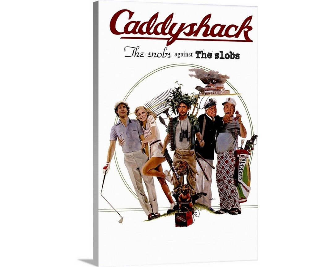 Caddyshack Movie / Show 1980 Home Theater Canvas Wall Art Print - Etsy