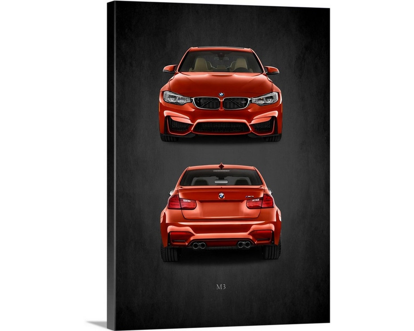 BMW M3 Canvas Wall Art Print - Etsy