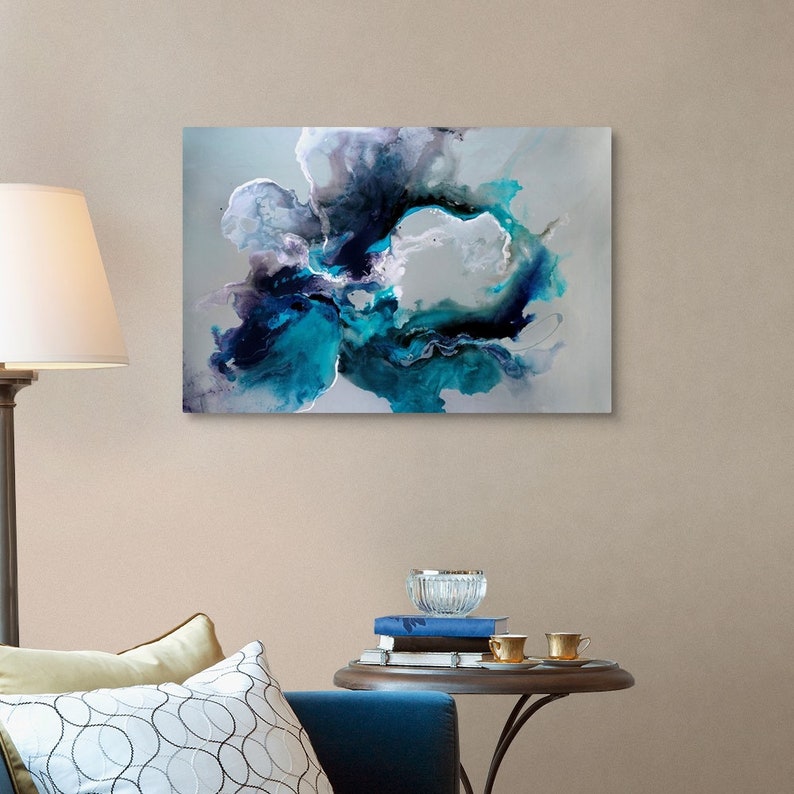 10 Colors Available Large Abstract Art Canvas Art Big Wall - Etsy