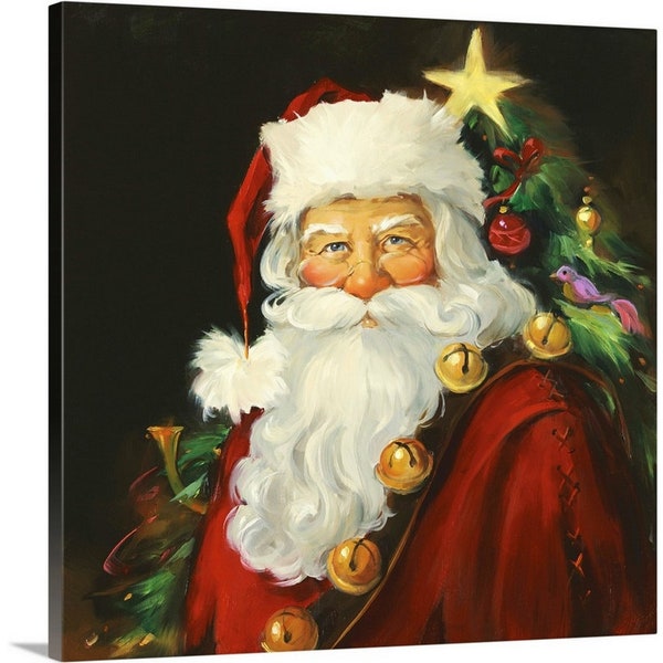 Santa Claus Print - Etsy