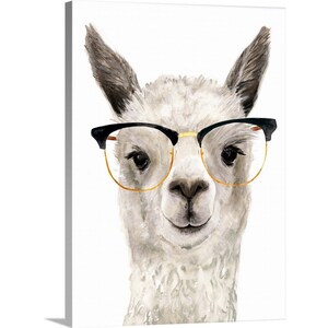 Cute Llamas Canvas Wall Art Print Set Animal Wall Art 3 - Etsy