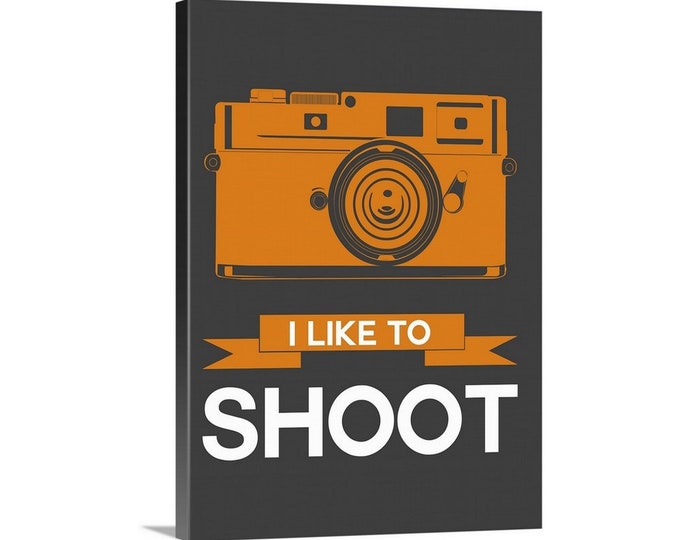 Minimalist Camera I Canvas Wall Art Print - Etsy