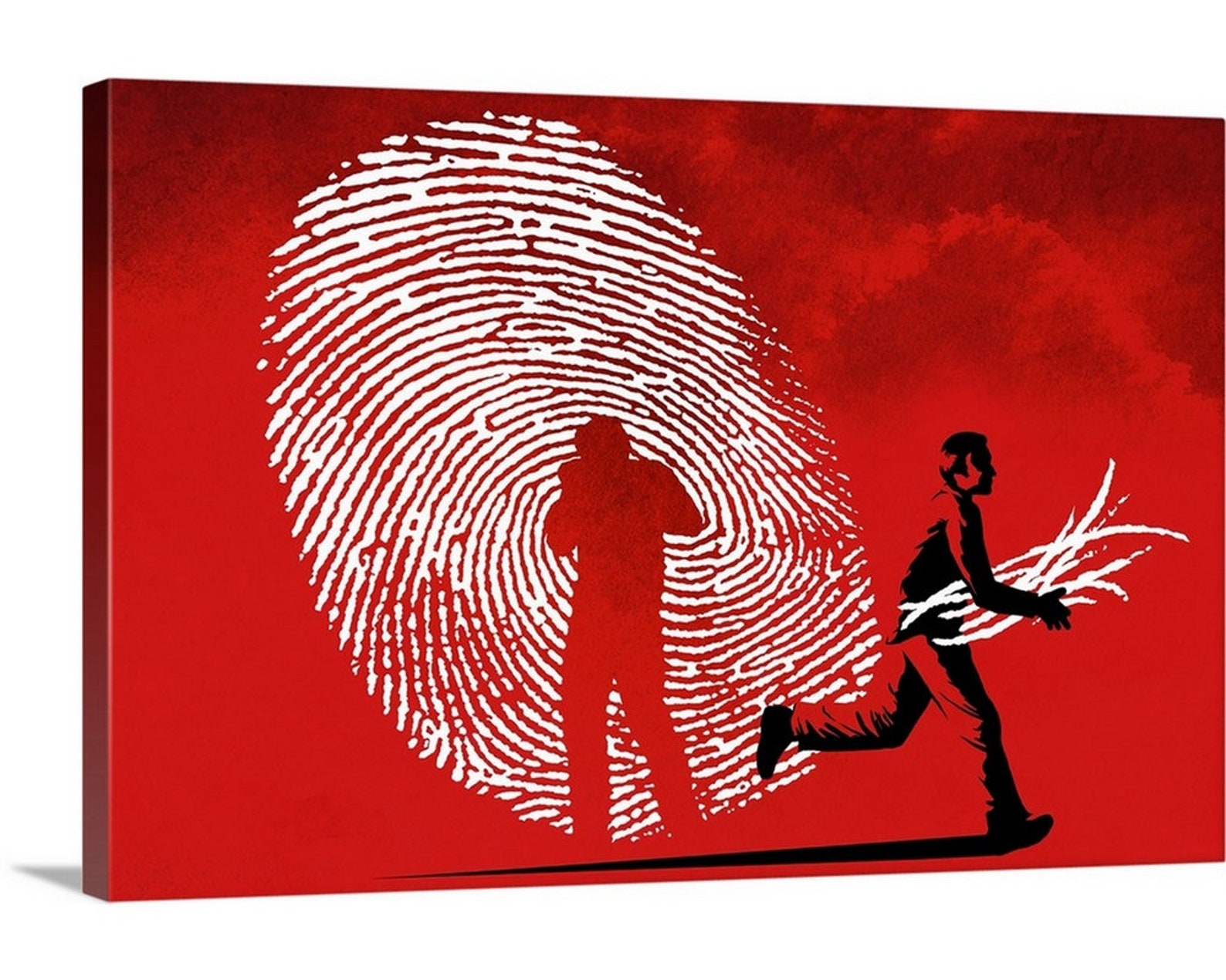 Identity Theft Canvas Wall Art Print - Etsy