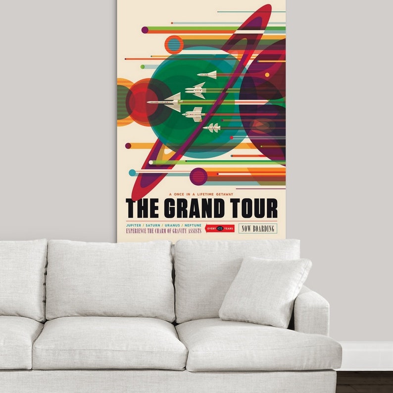 The Grand Tour JPL Travel Canvas Wall Art Print - Etsy