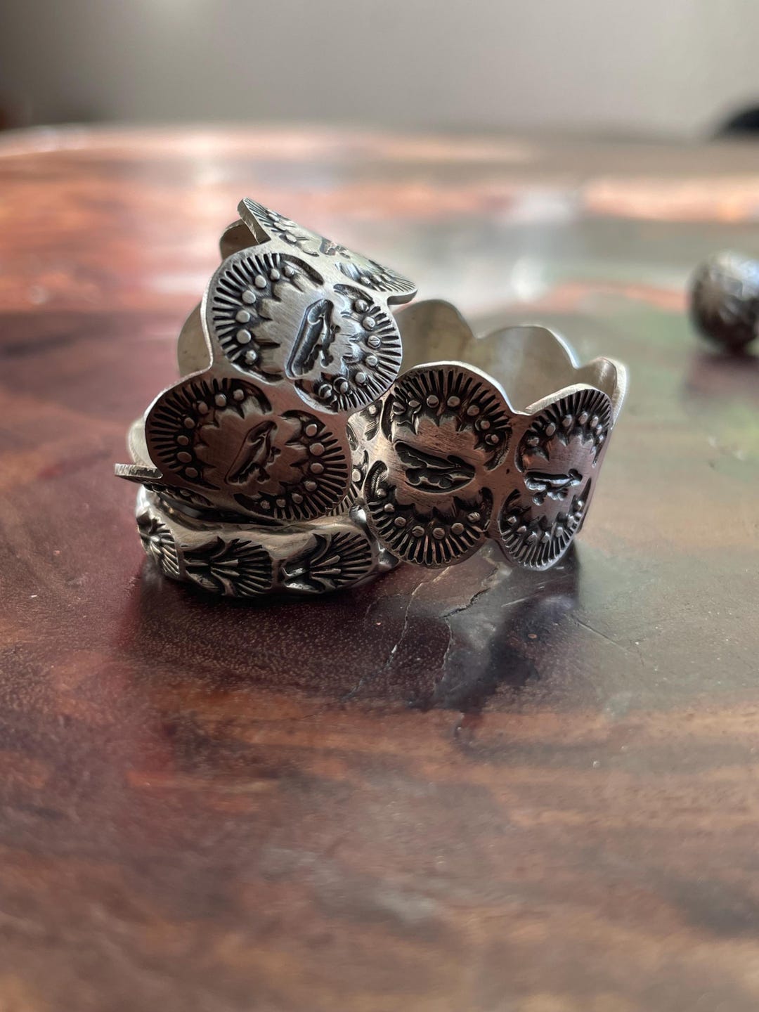 Stamped Sterling Silver Ring - Etsy