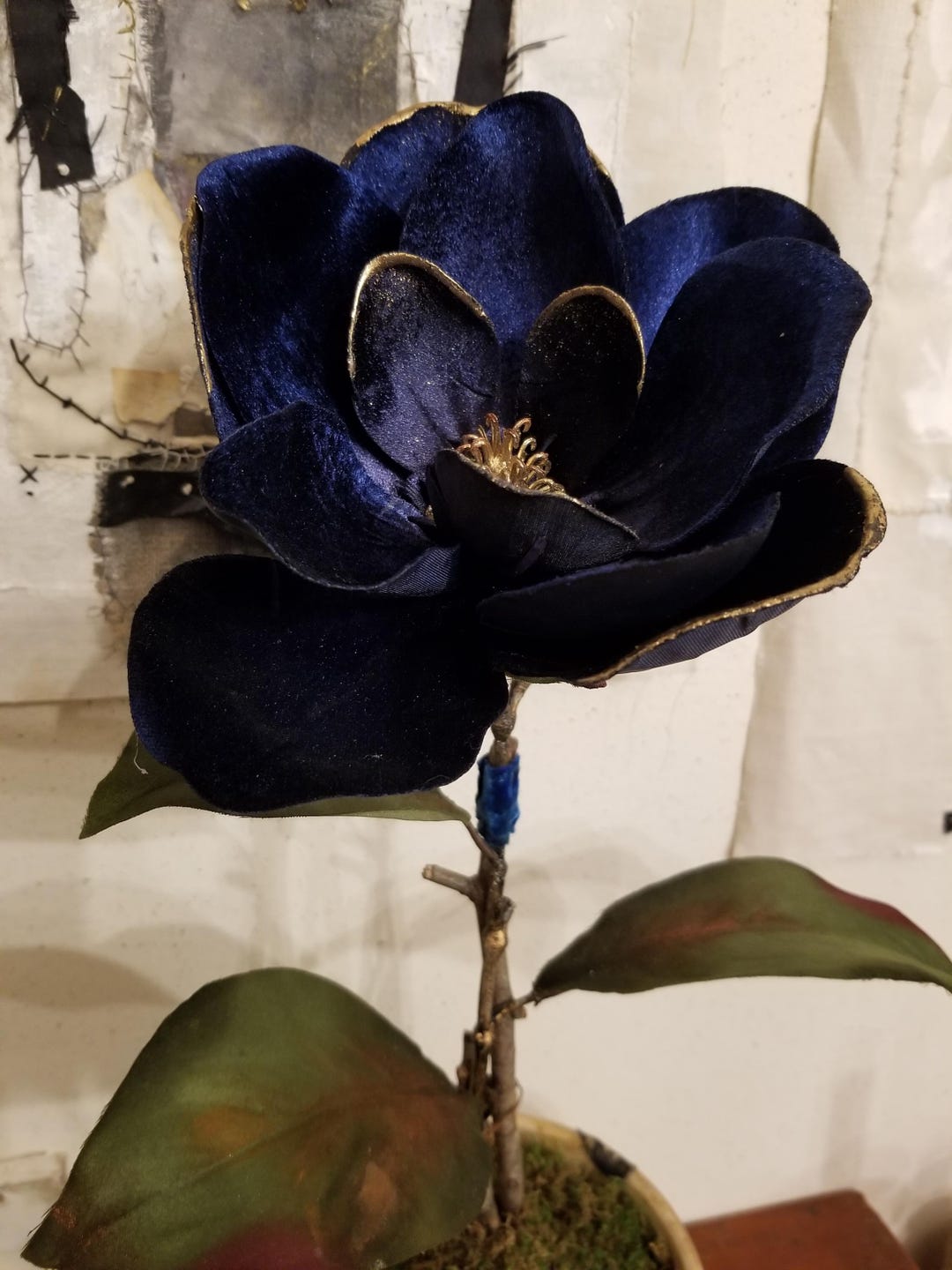 Cobalt Blue Topiary + Blue Decorating + Blue Magnolia + Decorative ...