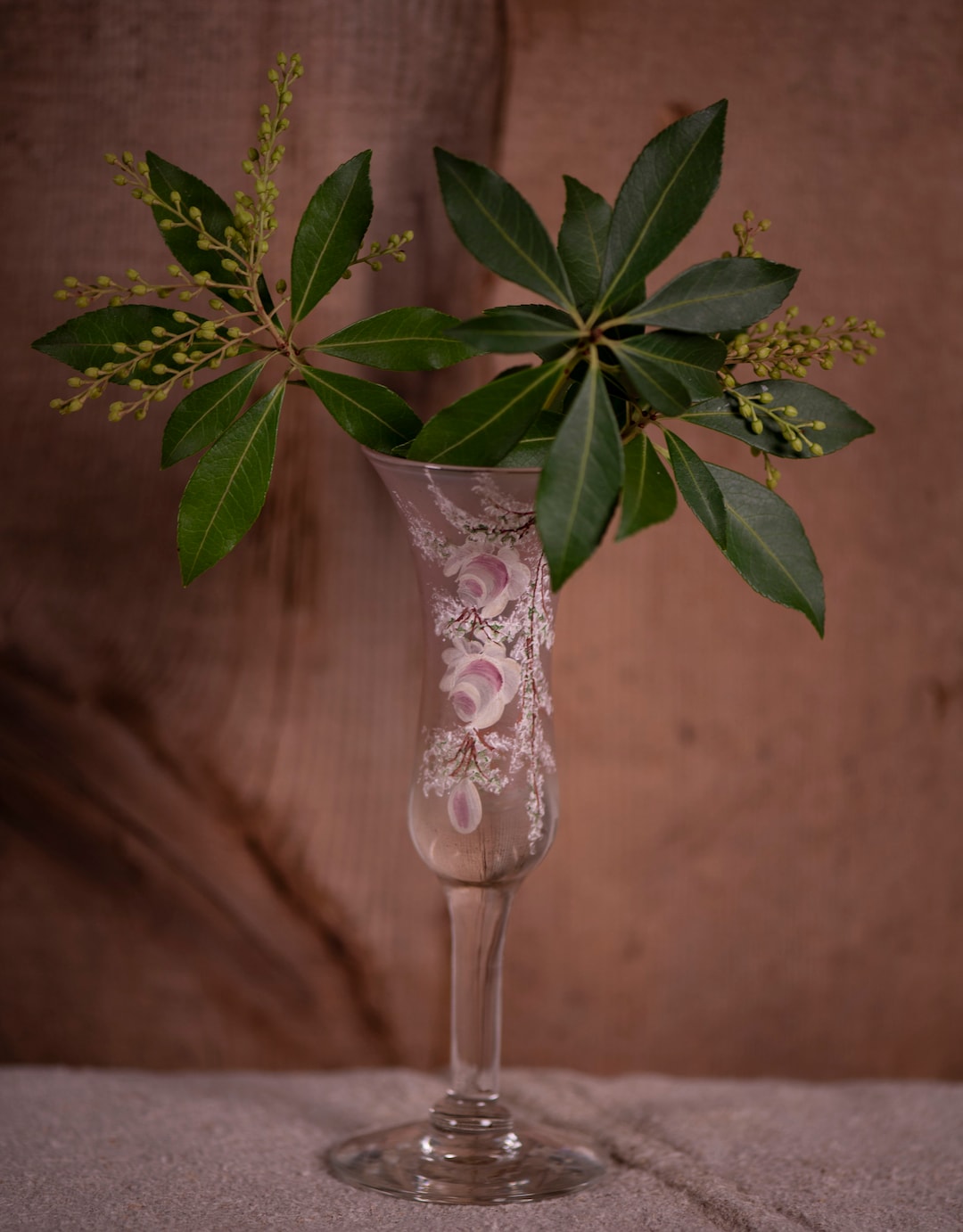 Antique Hand Painted Bud Vase + Rose Bud Vase + Small Glass Bud Vase ...