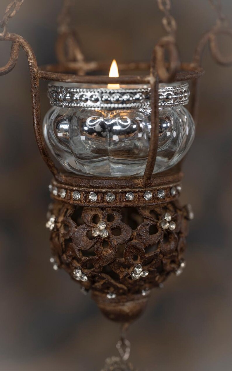 Antique Hanging Vigil Lanterns With Cherubs - Etsy