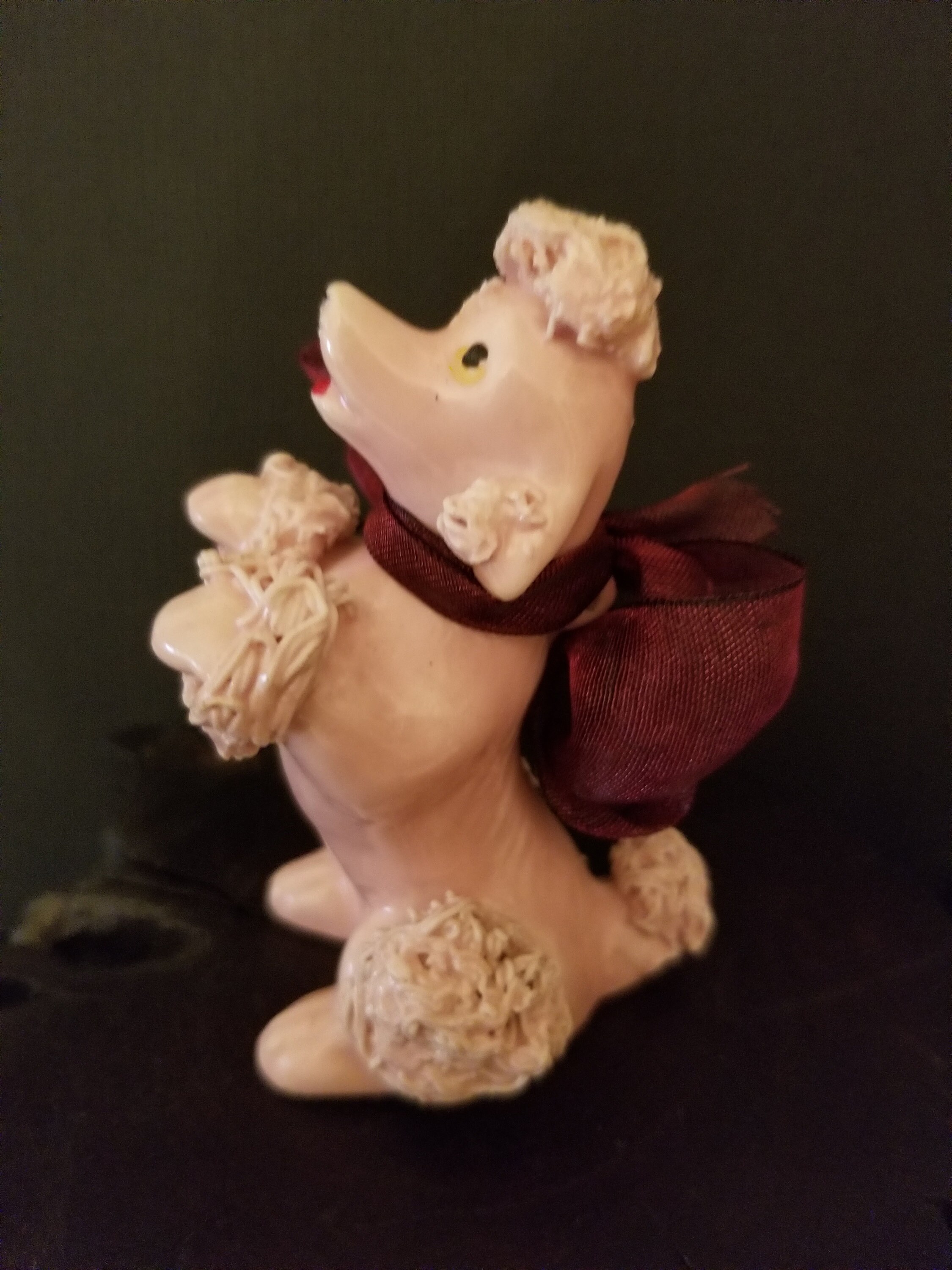 Vintage Spaghetti Poodle Pair Begging Ceramic Poodles - Etsy