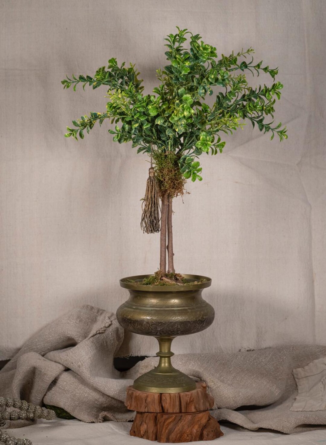 Elegant Faux Boxwood Topiary French Court Topiary Elegant Winter Decor ...