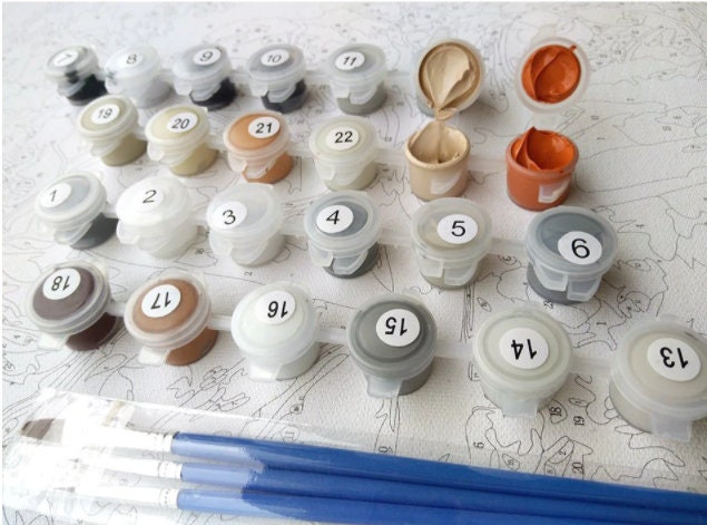 Paint by Numberspainting by Numbers Kit for Adults Kids - Etsy