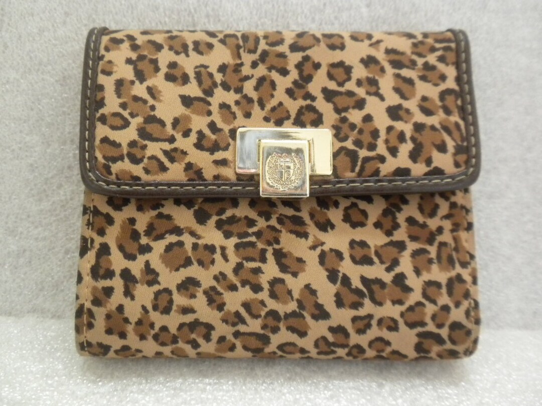 Liz Claiborne Wallet Leopard Print Folded Wallet - Etsy