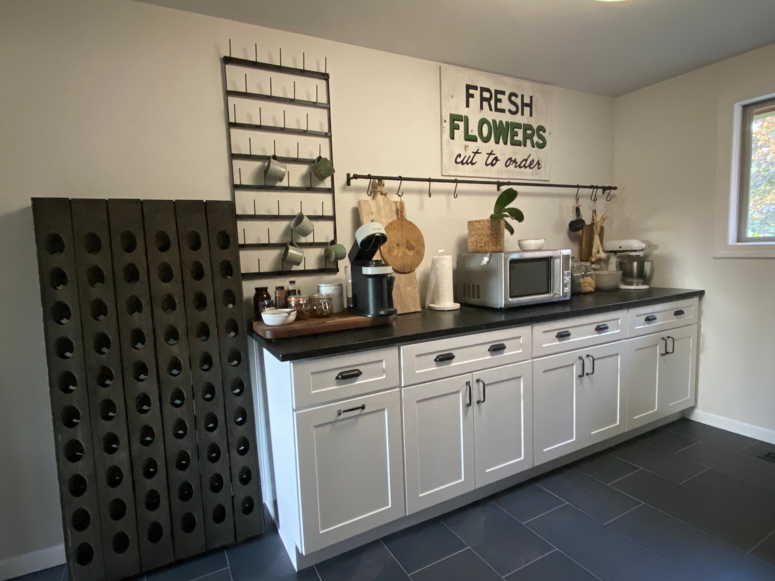 Pot Rack Iron Rod, 3/4'' Custom Made Pot Rod, Modern Wrought Iron Pot ...