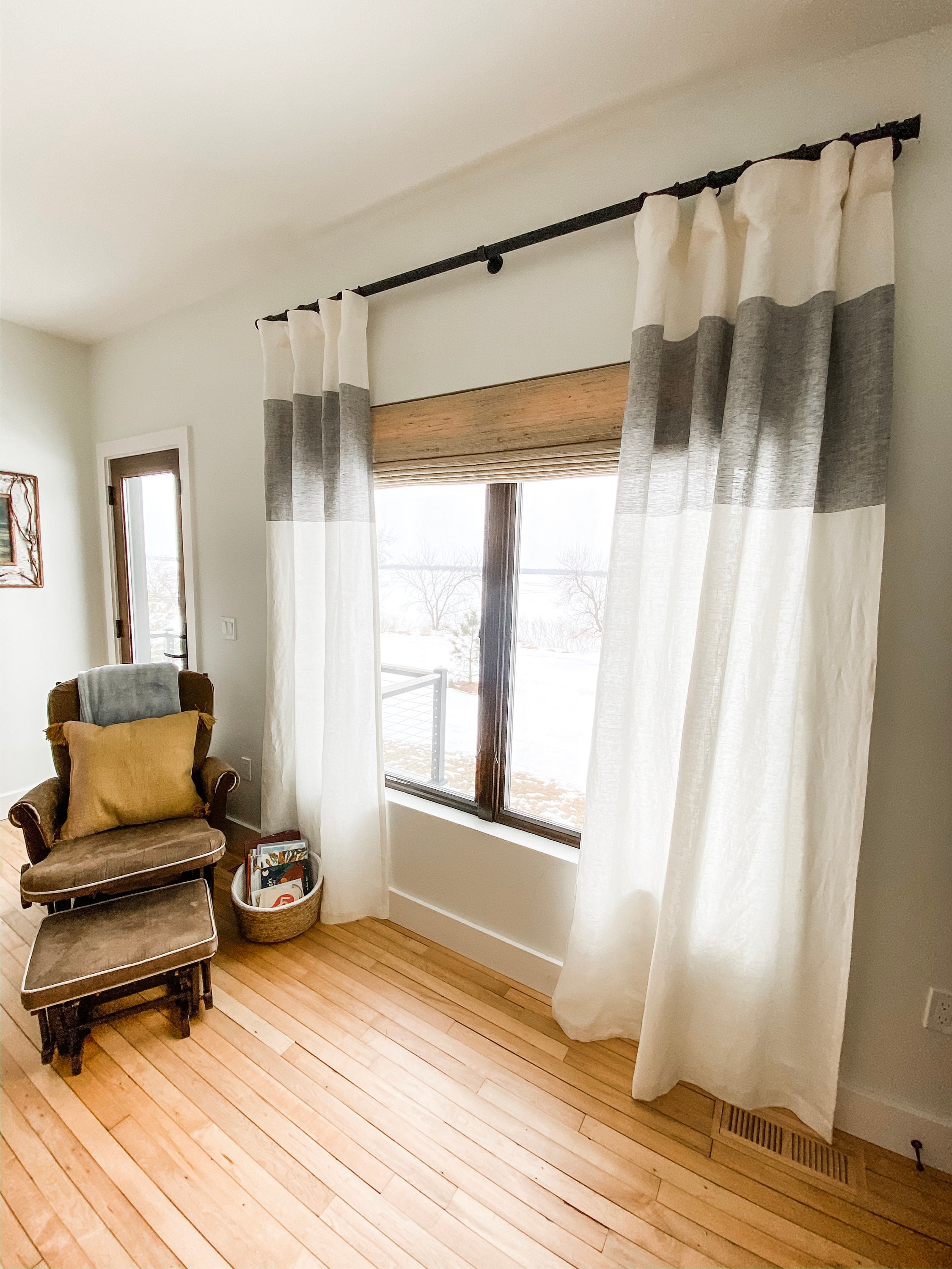 Iron Drapery Rod , Custom Made Curtain Rod, Iron Rod, Cut to Size Rod ...