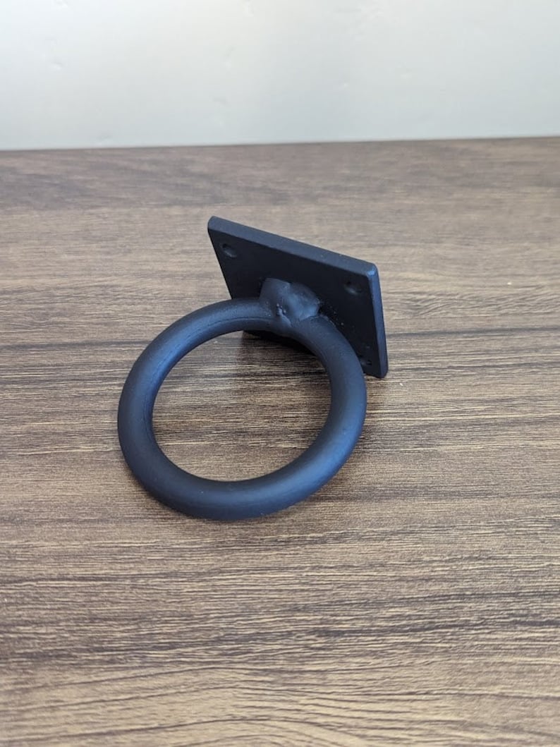 Wrought Iron Ring Hanger, Heavy Duty Wall Mount, Plant Hanger - Etsy