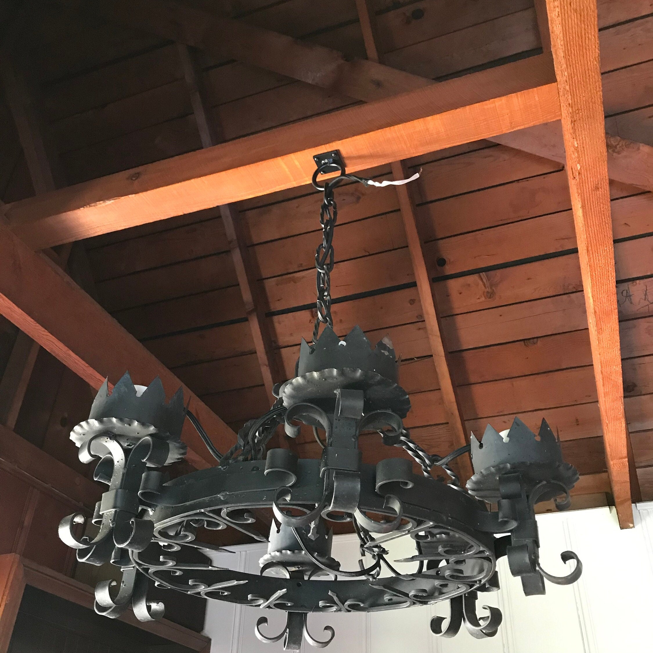 Wrought Iron Ring Hanger, Heavy Duty Wall Mount, Plant Hanger - Etsy