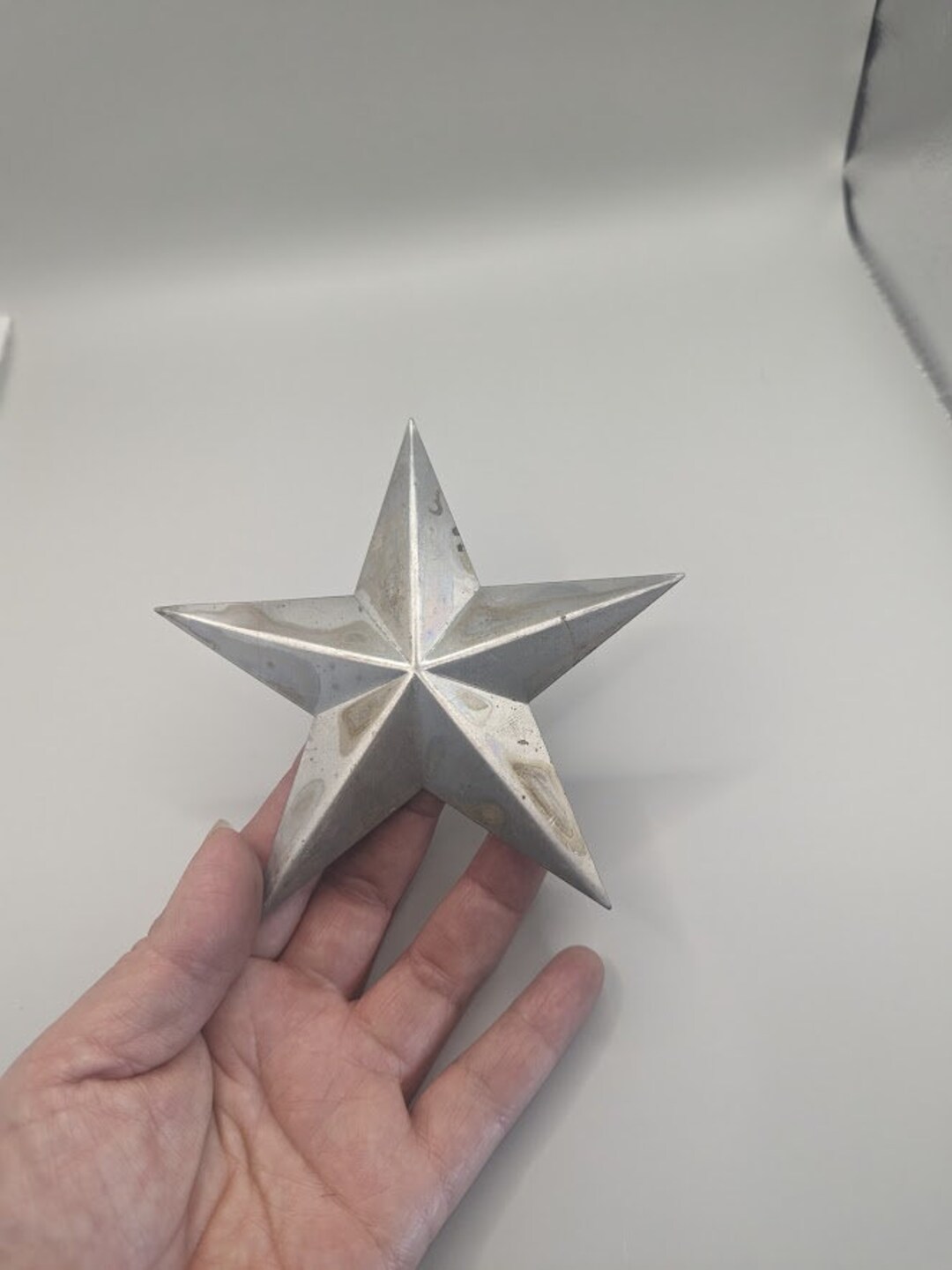 Stamped Steel Star, Unfinished Metal Decor (pair) - Etsy