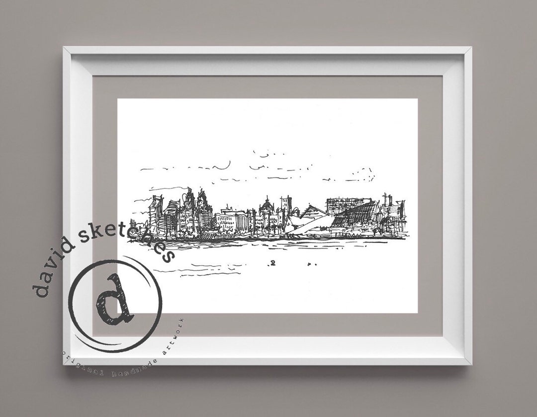 Liverpool Waterfront | Card and Prints by David Callear - Etsy