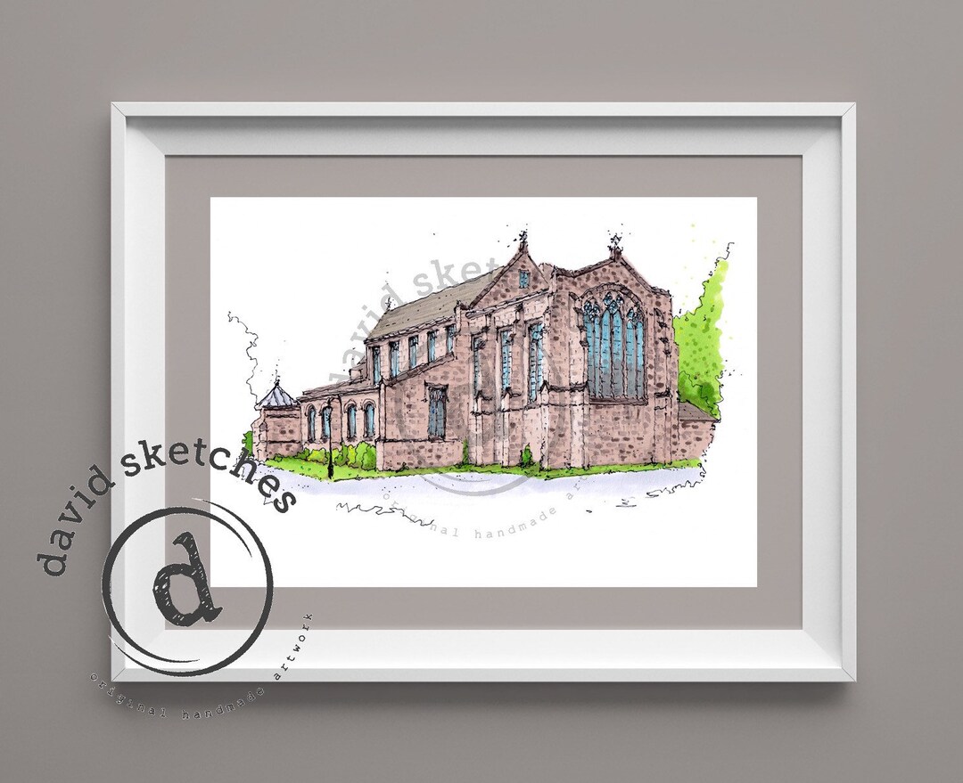 St. Mary’s Church, Alsager | Cards and Prints by David Callear - Etsy