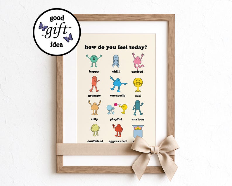 How Do You Feel Today? Emotions Chart, Classroom Decor, Emotional ...