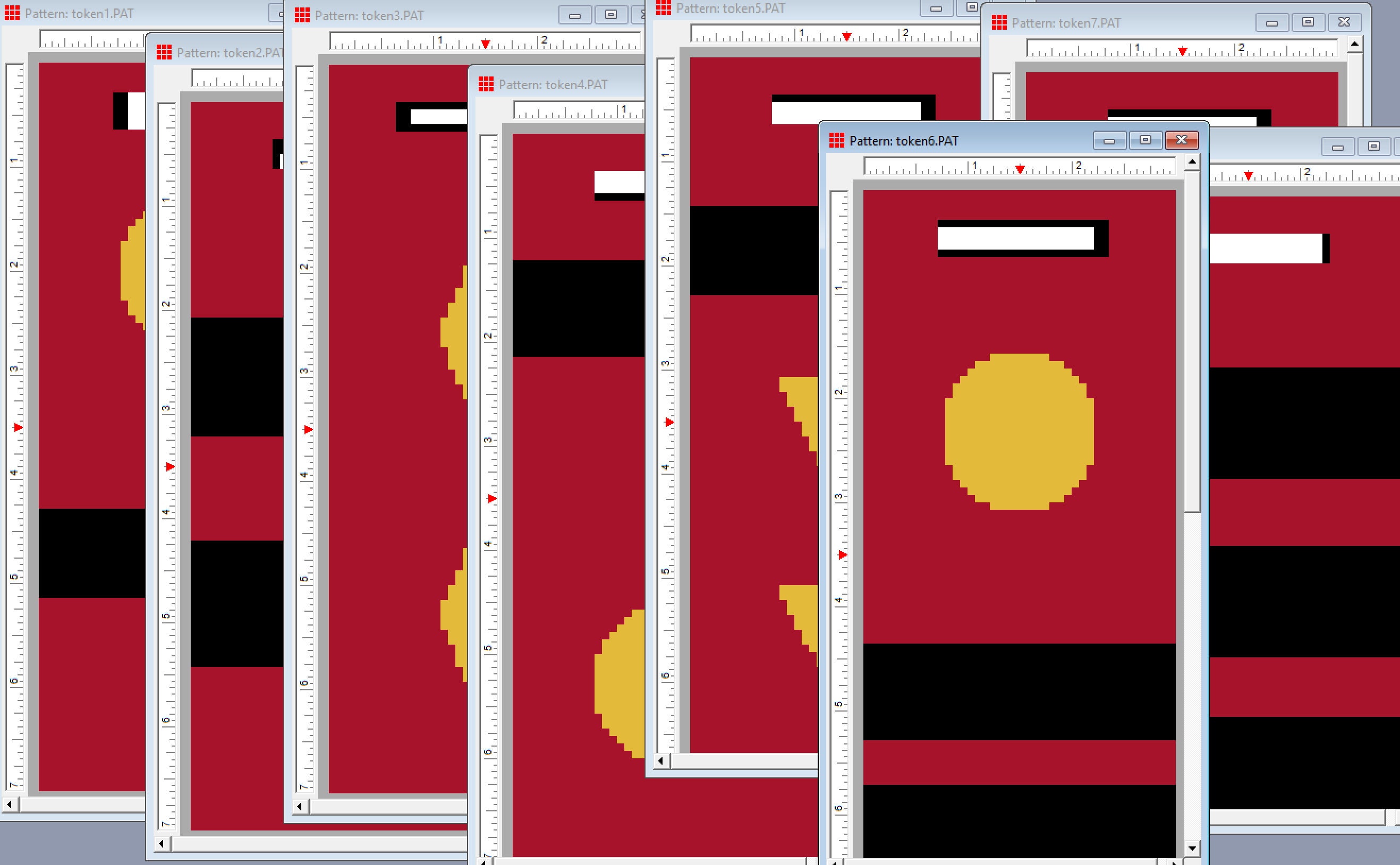 Spirited Away Bath Token Cross Stitch Bookmark Patterns 2/2 - Etsy