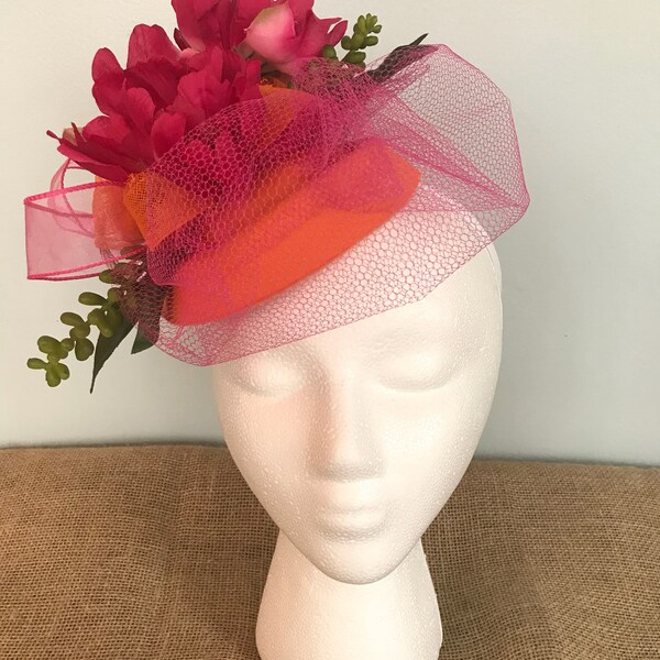Pink Derby Hat - Etsy
