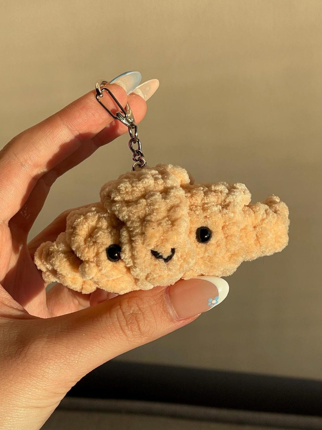 Baby Croissant Crochet Keychain / Bag Charm [bakery | Bread | Baguette ...