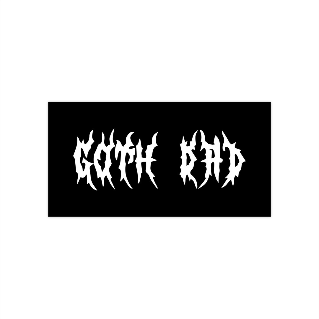 Goth Dad Bumper Sticker, Spooky Dad Decal, Halloween Car Sticker, Goth ...