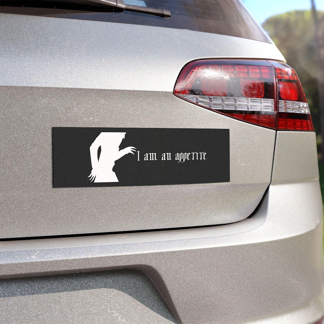 Car Magnet, Nosferatu Movie Inspired Bumper Magnet 'I Am an Appetite ...