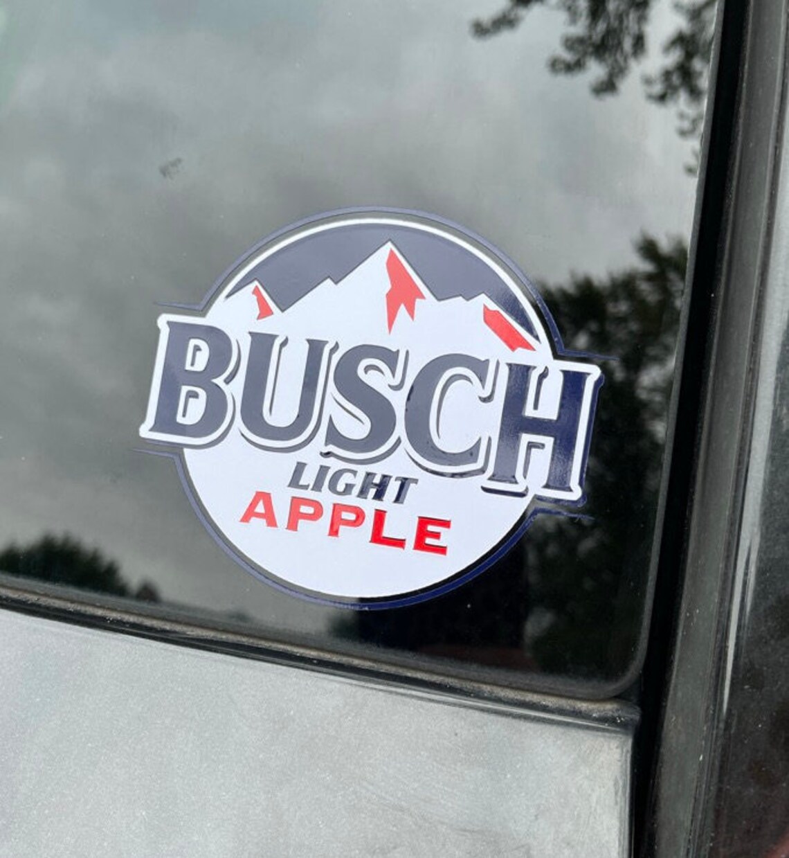 BUSCH LIGHT APPLE Decal Permanent Vinyl Sticker | Etsy