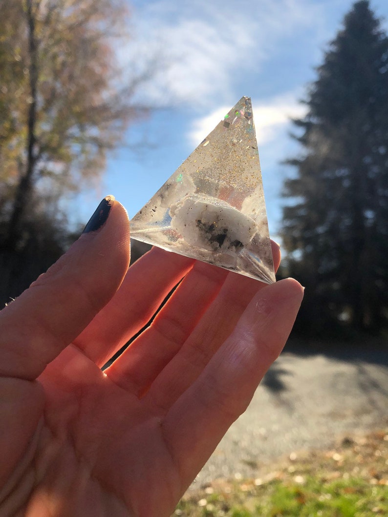 Oregon Crystal Triangle Resin Prism - Etsy
