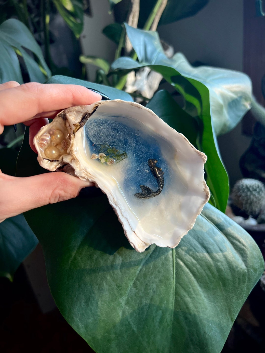 Mermaid N Pearl Ring Dish - Etsy
