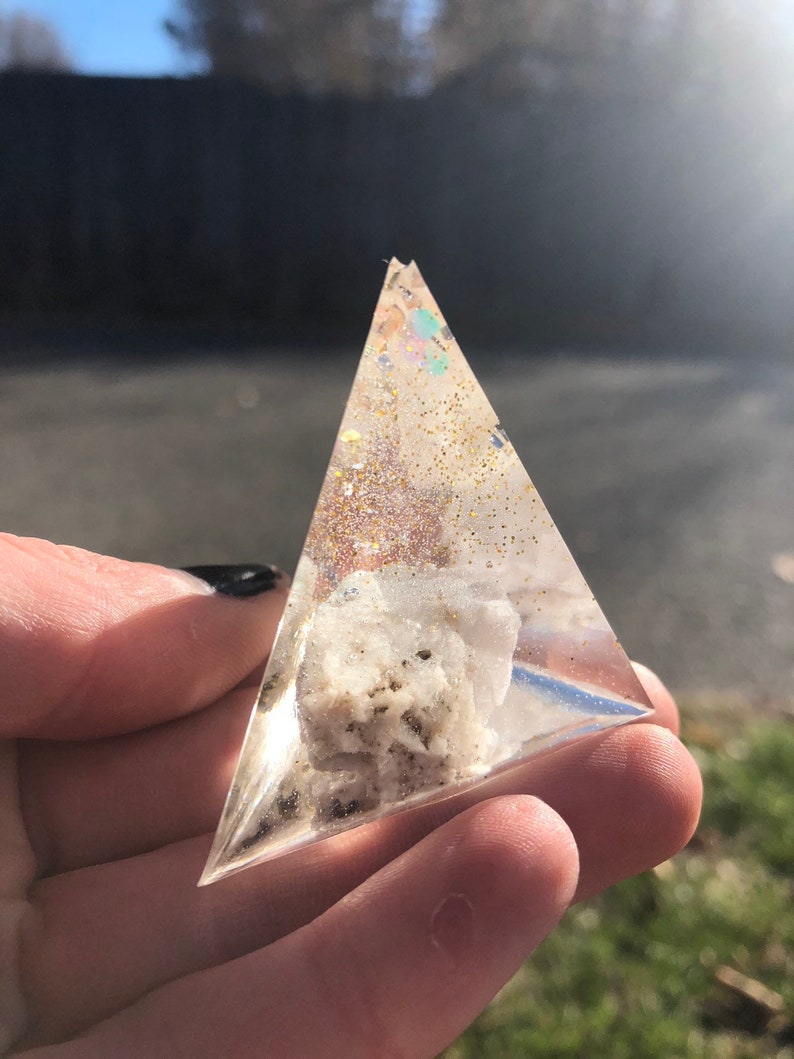 Oregon Crystal Triangle Resin Prism - Etsy