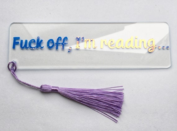 Rude Sweary Bookmark Bookmark For Books Adult Content Etsy