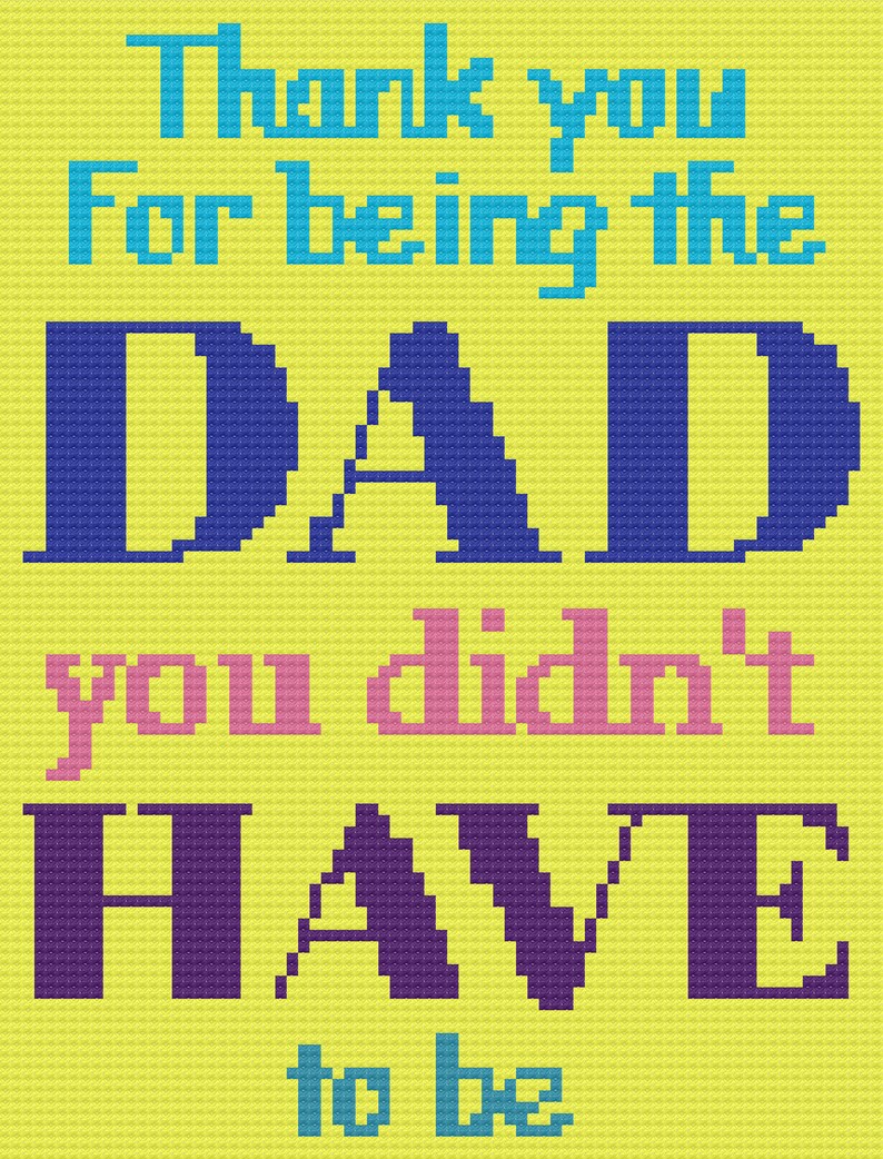 Step Dad C2C Crochet Graphgan Pattern. Instant Digital Download. Step ...