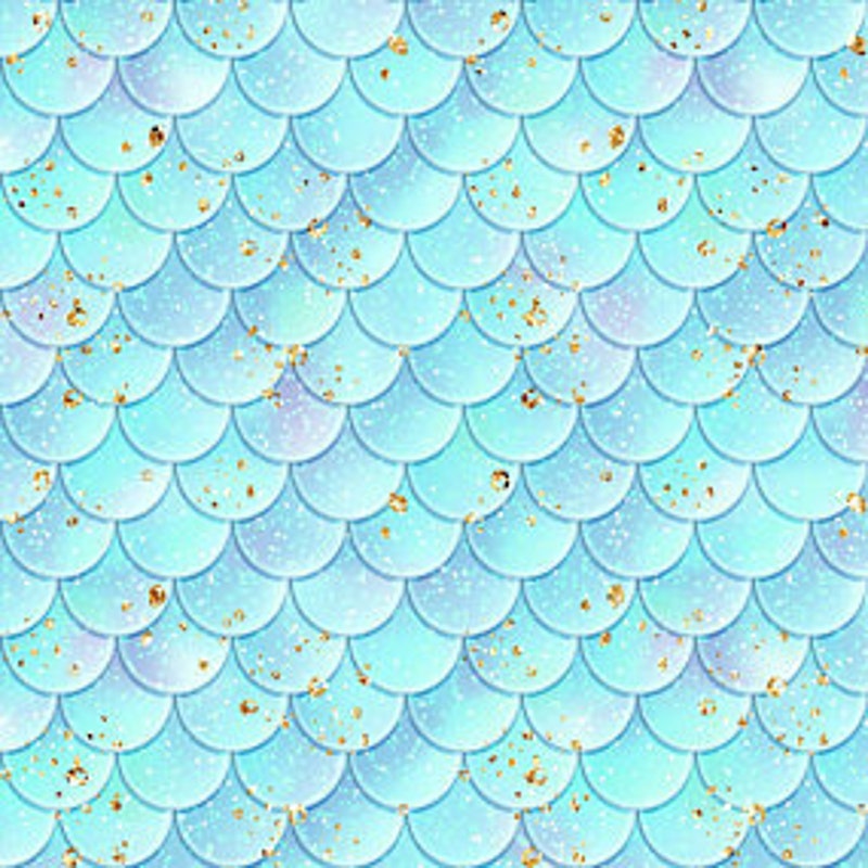 Mermaid Fabric - Etsy