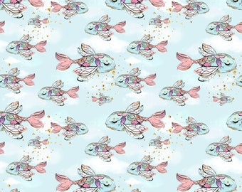 Mermaid fabric | Etsy