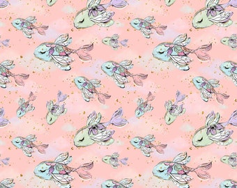 Mermaid fabric | Etsy
