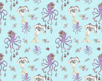 Mermaid fabric | Etsy