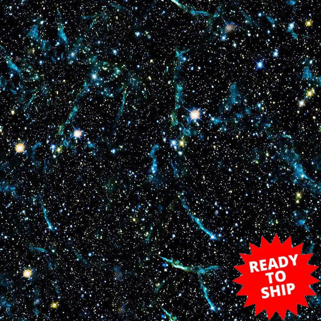 Space Fabric, Outer Space, Solar System Fabric, Galaxy Fabric, Stars ...