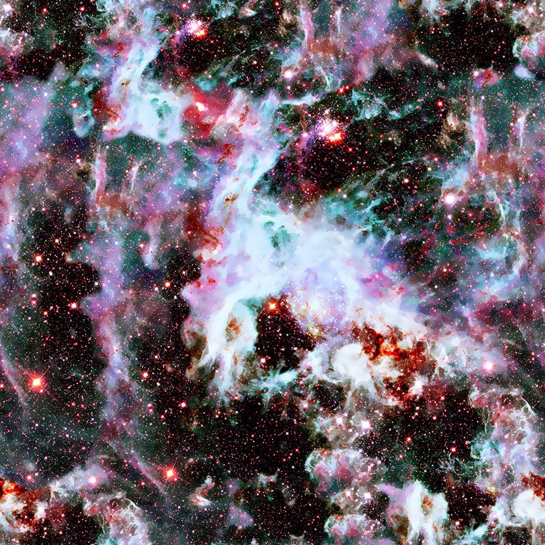 Space Fabric, Outer Space, Solar System Fabric, Galaxy Fabric, Stars ...
